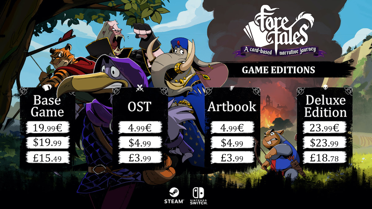 Card-based narrative journey Foretales is out now on Switch and PC - MMOHaven