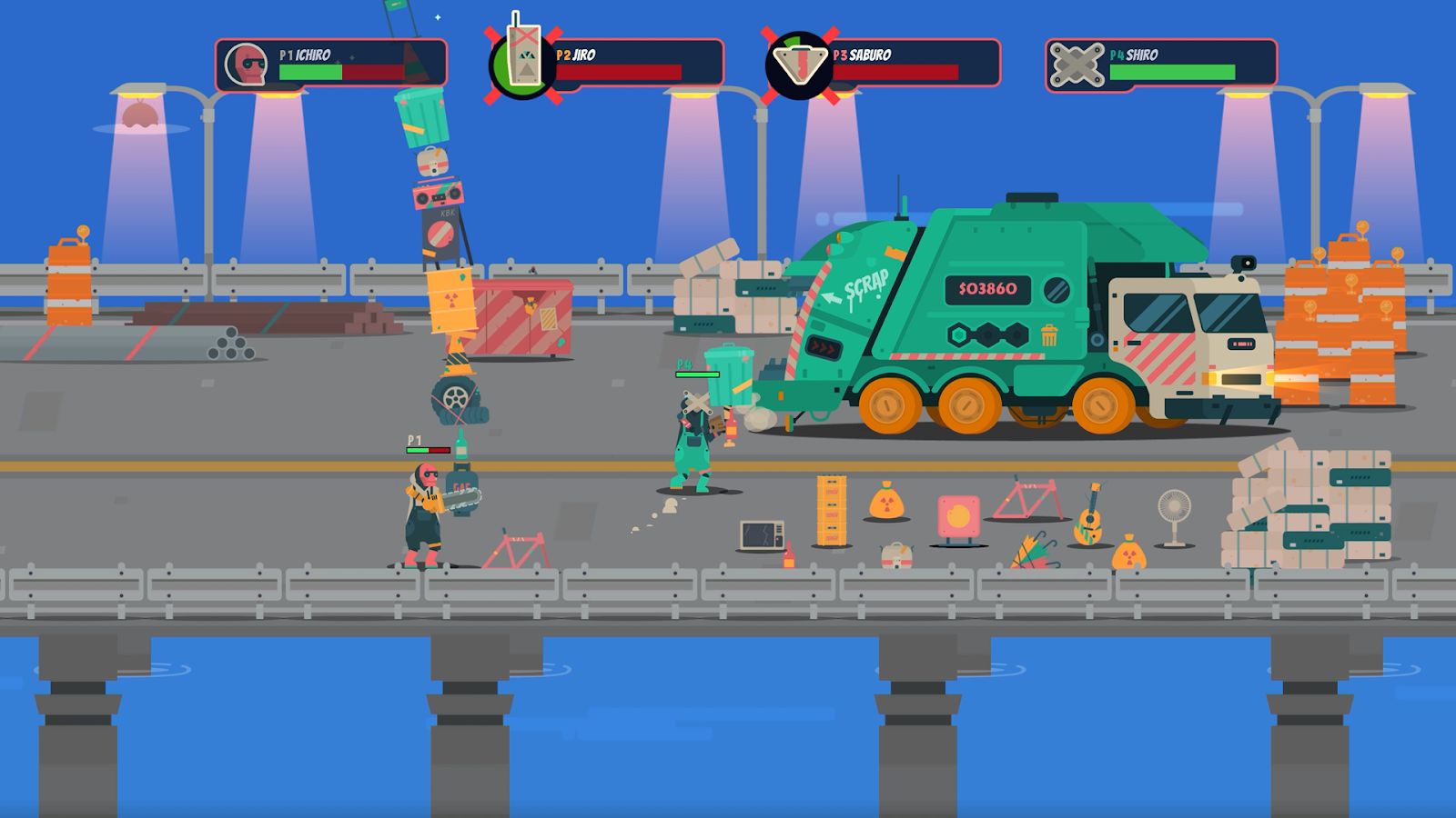 Party-Brawler PixelJunk Scrappers Deluxe Punches onto PlayStation 5 and ...
