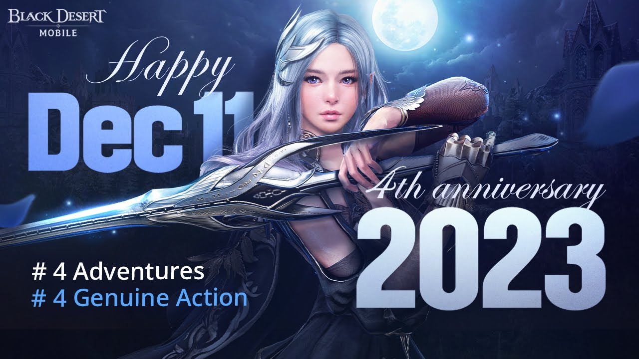 Celebrate Black Desert Mobile’s Four Year Anniversary with Special ...